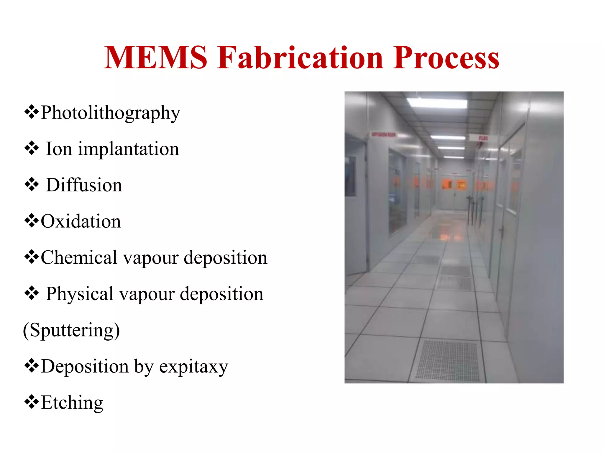 Mems Introduction | PPTX | Chemistry | Science
