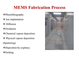 Mems Introduction | PPTX | Chemistry | Science