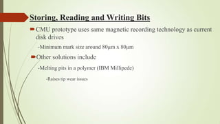 Mems mass storage syatem | PPTX