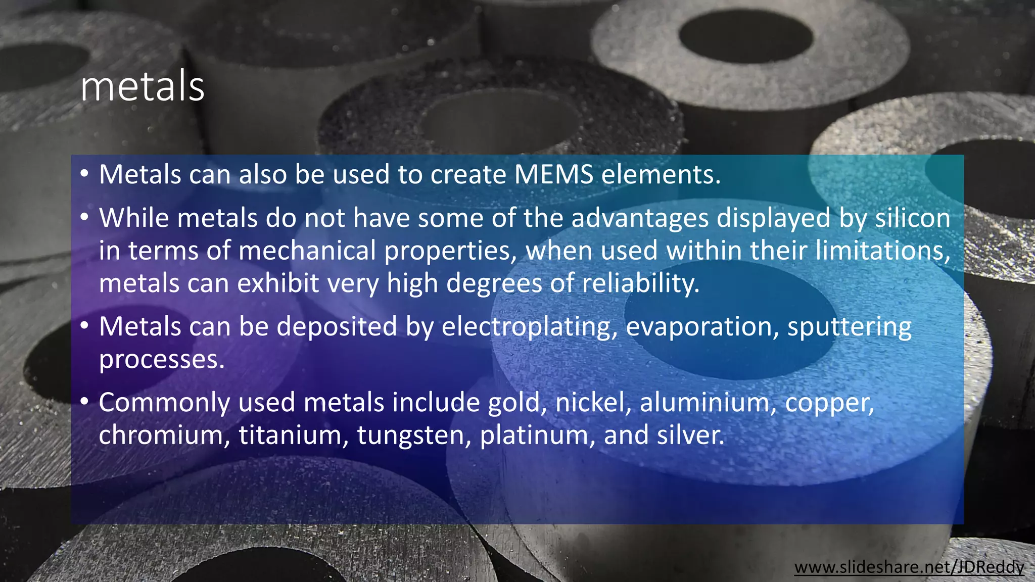 Mems (micro electro mechanical systems) | PPT