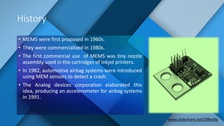 Mems (micro electro mechanical systems) | PPT