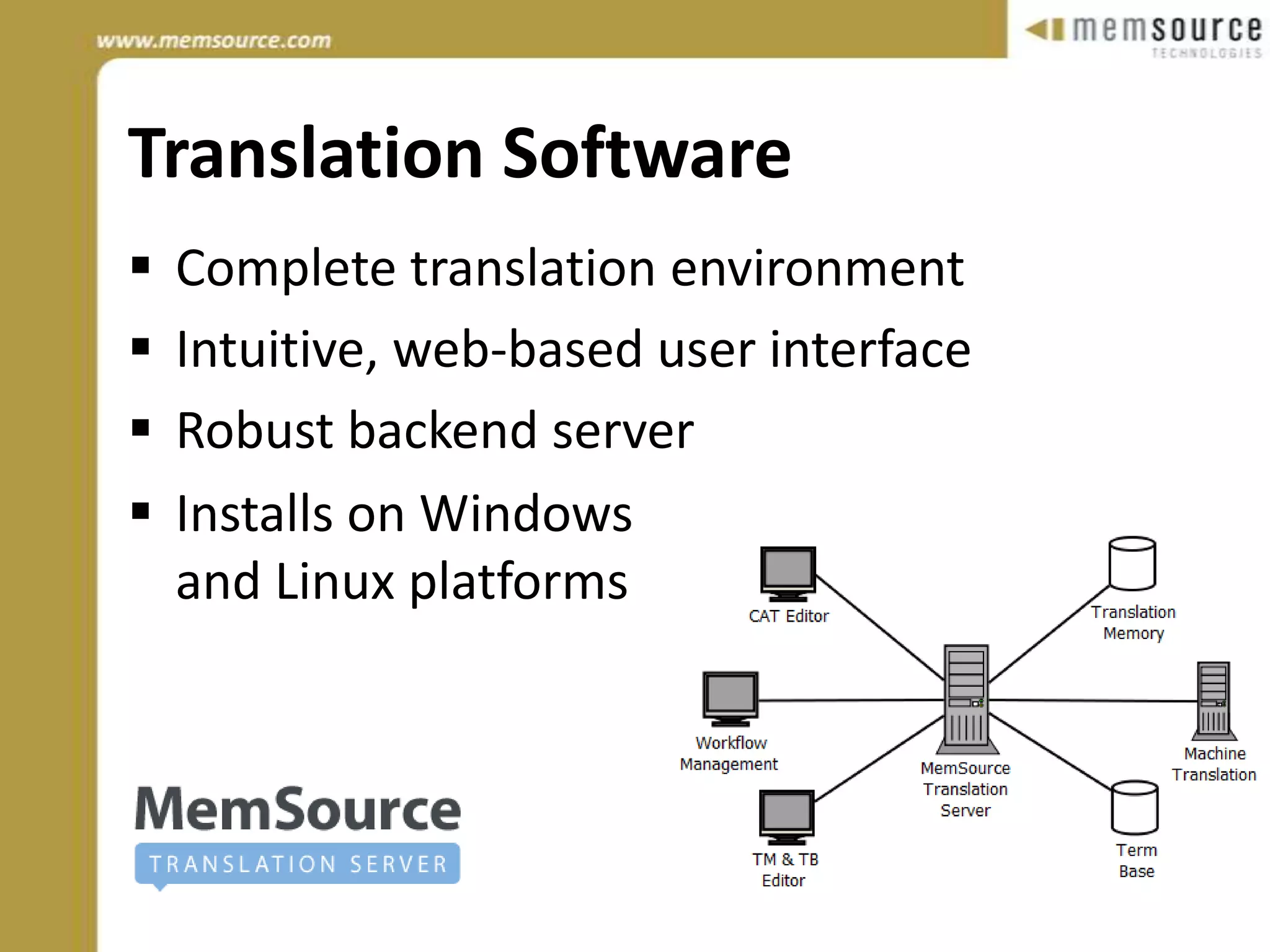 Mem Source Translation Software | PPT