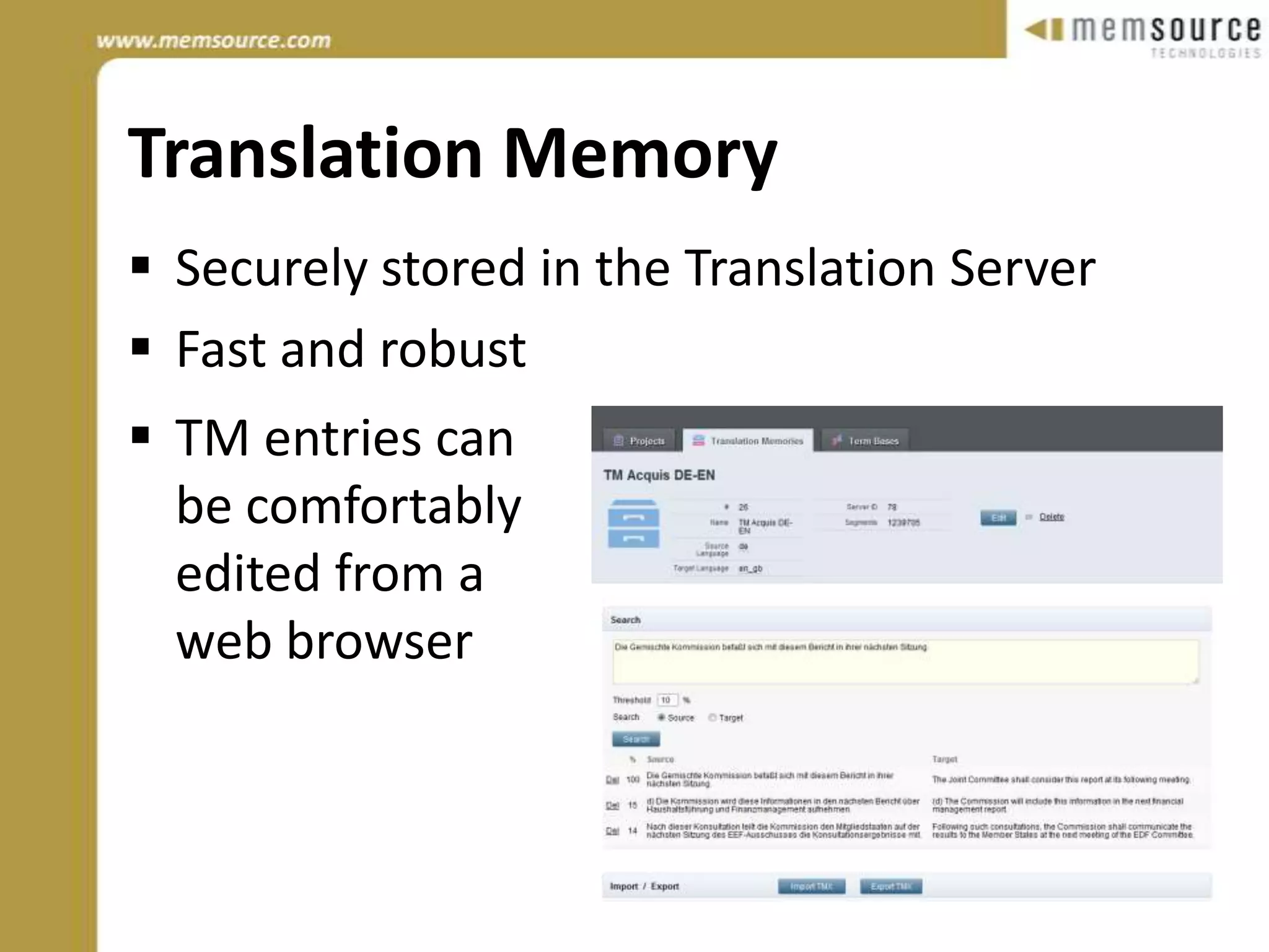 Mem Source Translation Software | PPT