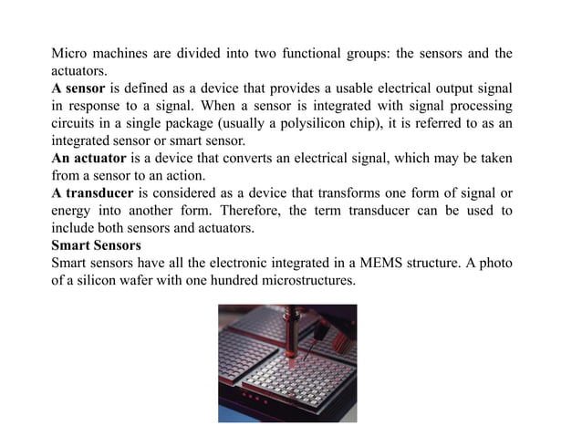 MEMS Sensing in Textiles | PPTX