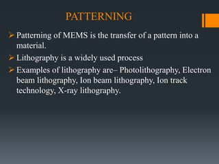 Mems ppt | PPTX