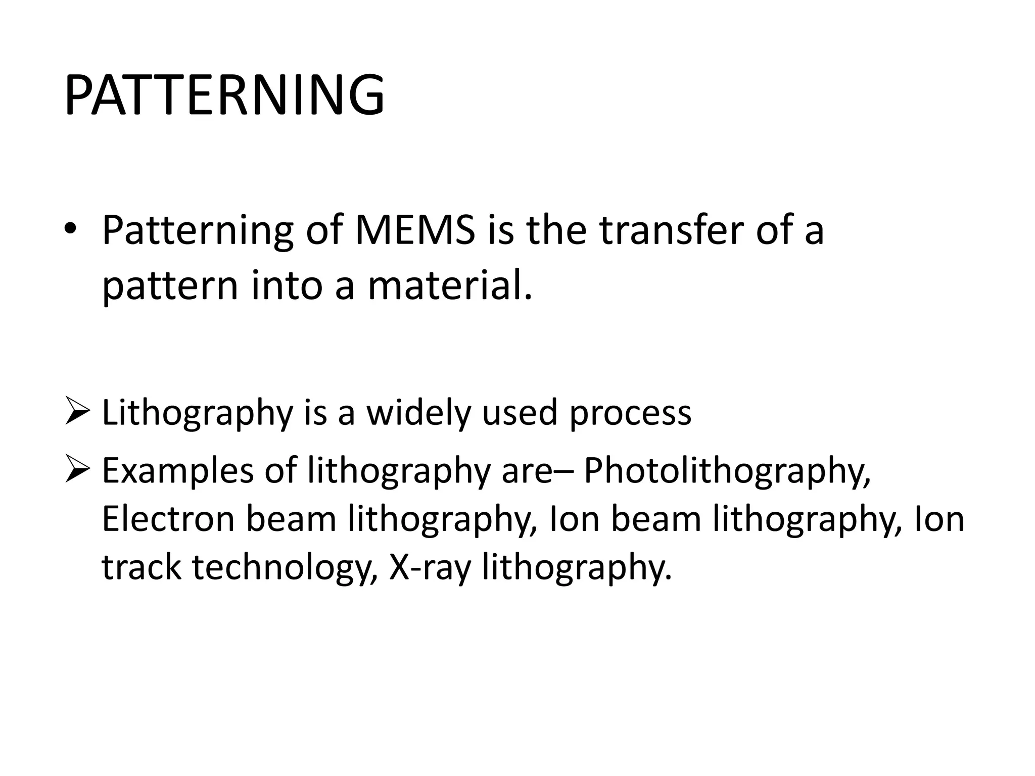 Mems ppt | PPTX | Chemistry | Science