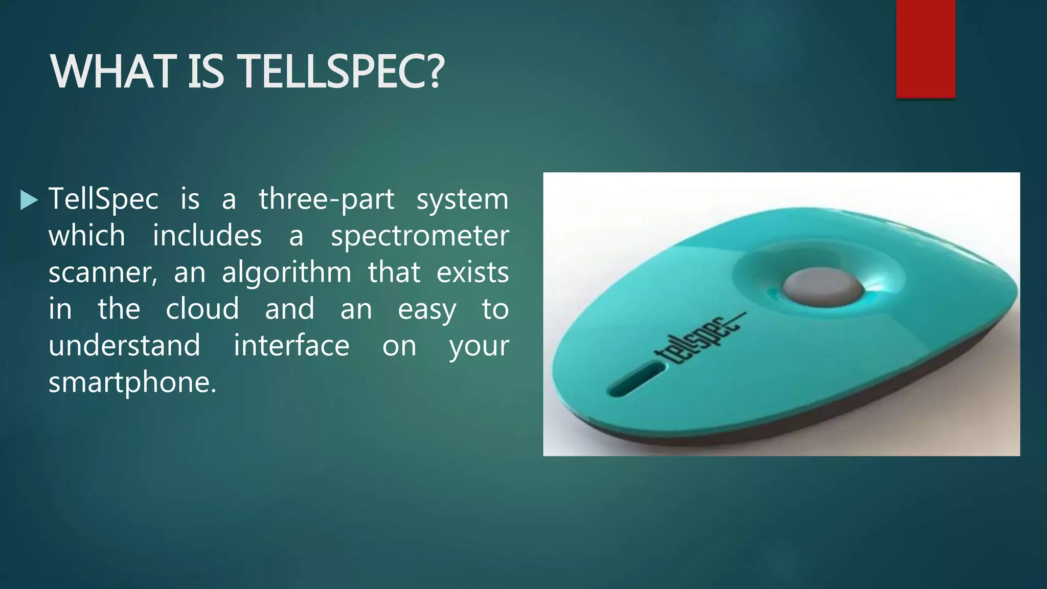 Dietary Spectrometer Sensor | PPTX