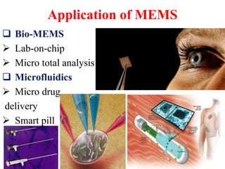 MEMS an overview and application | PPTX