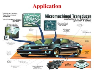 MEMS an overview and application | PPTX