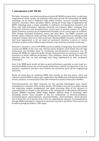 Mems pressure sensor project report | DOCX