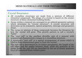 Mems process | PPT