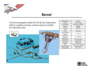 Mems seismology | PDF