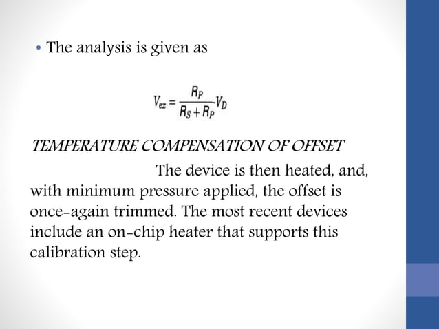 Piezo Resistive Pressure Sensor & Case Study of MAP Sensor | PPTX ...