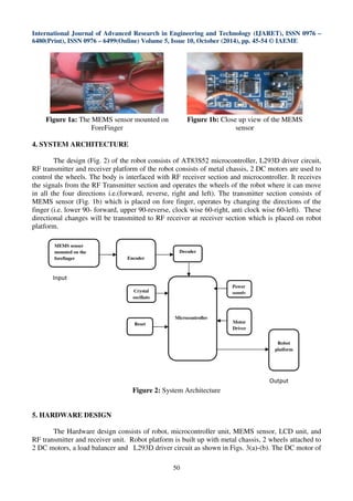 Mems sensors controlled haptic forefinger robotic aid | PDF | Robotics ...