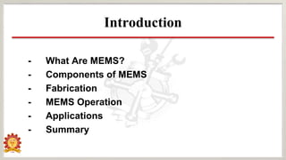 Mems for freshers | PPTX