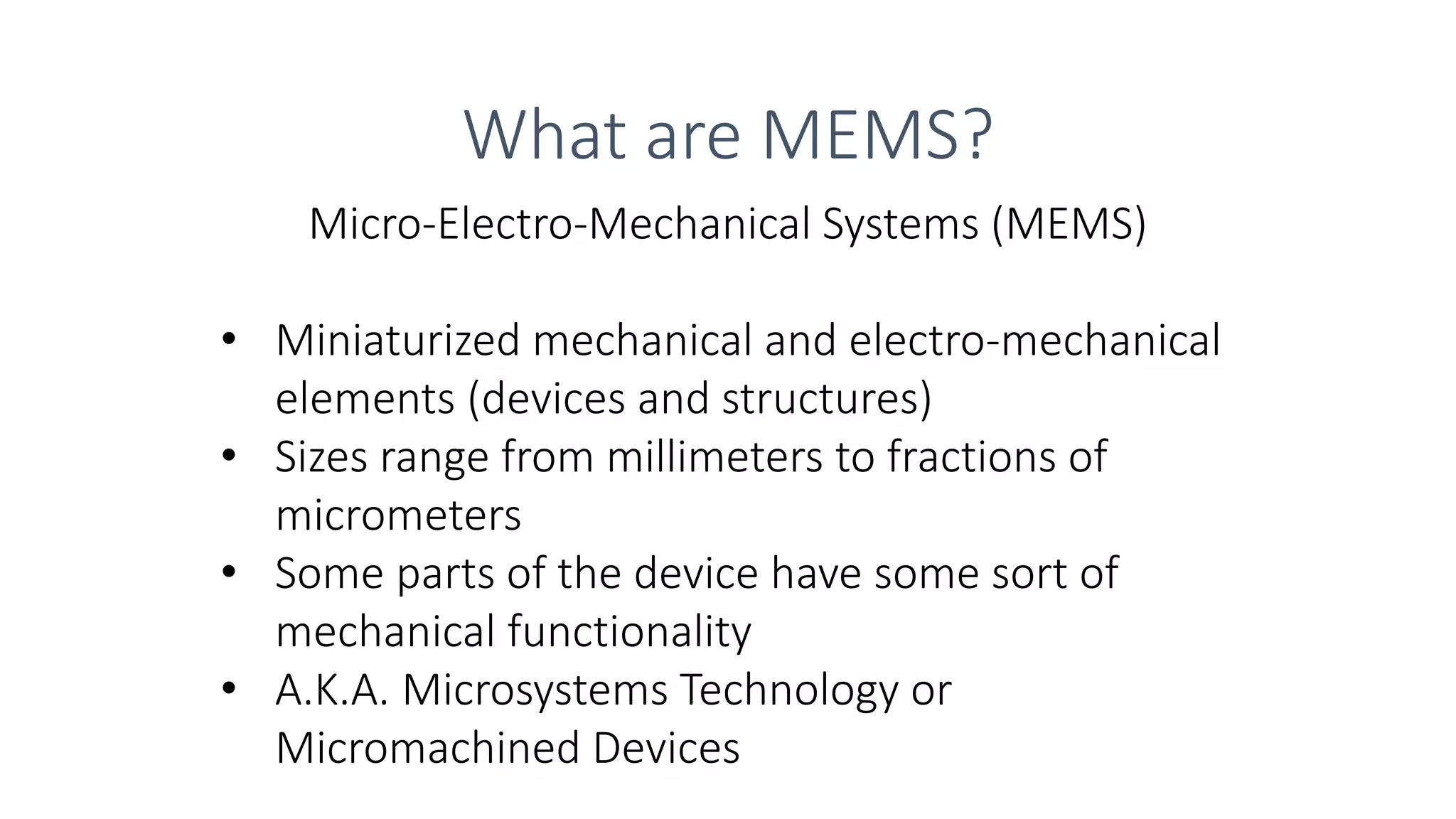 Mems unit 1-lec_1 | PPTX | Chemistry | Science