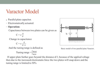 Mems varactor paper 257 | PPTX | Musical Instruments | Hobbies & Interests