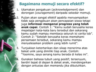 Memuji anak dengan tepat (effective praise) | PPTX