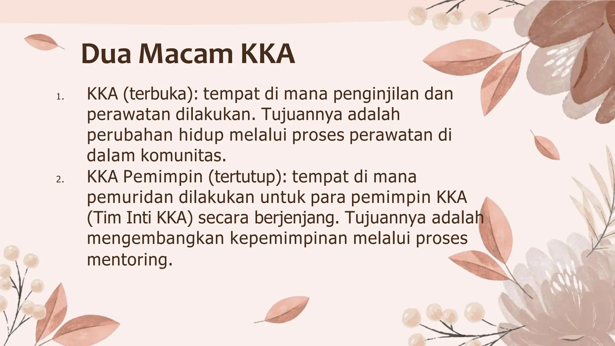 Memulai KKA di Gereja Anda. kelompok keluarga allah | PPTX