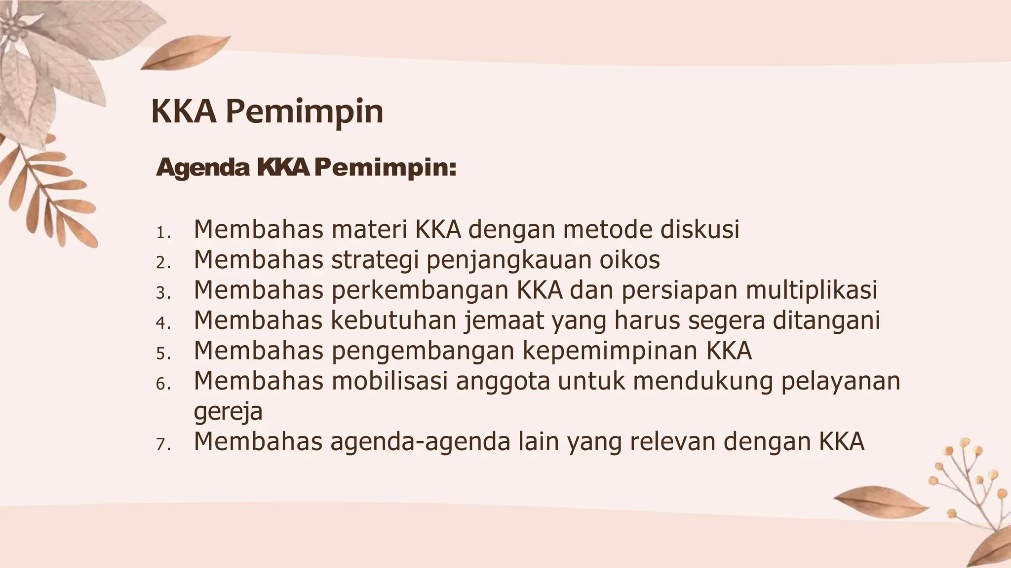Memulai KKA di Gereja Anda. kelompok keluarga allah | PPTX