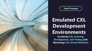 MemVerge: Elastic Memory and QEMU.pptx