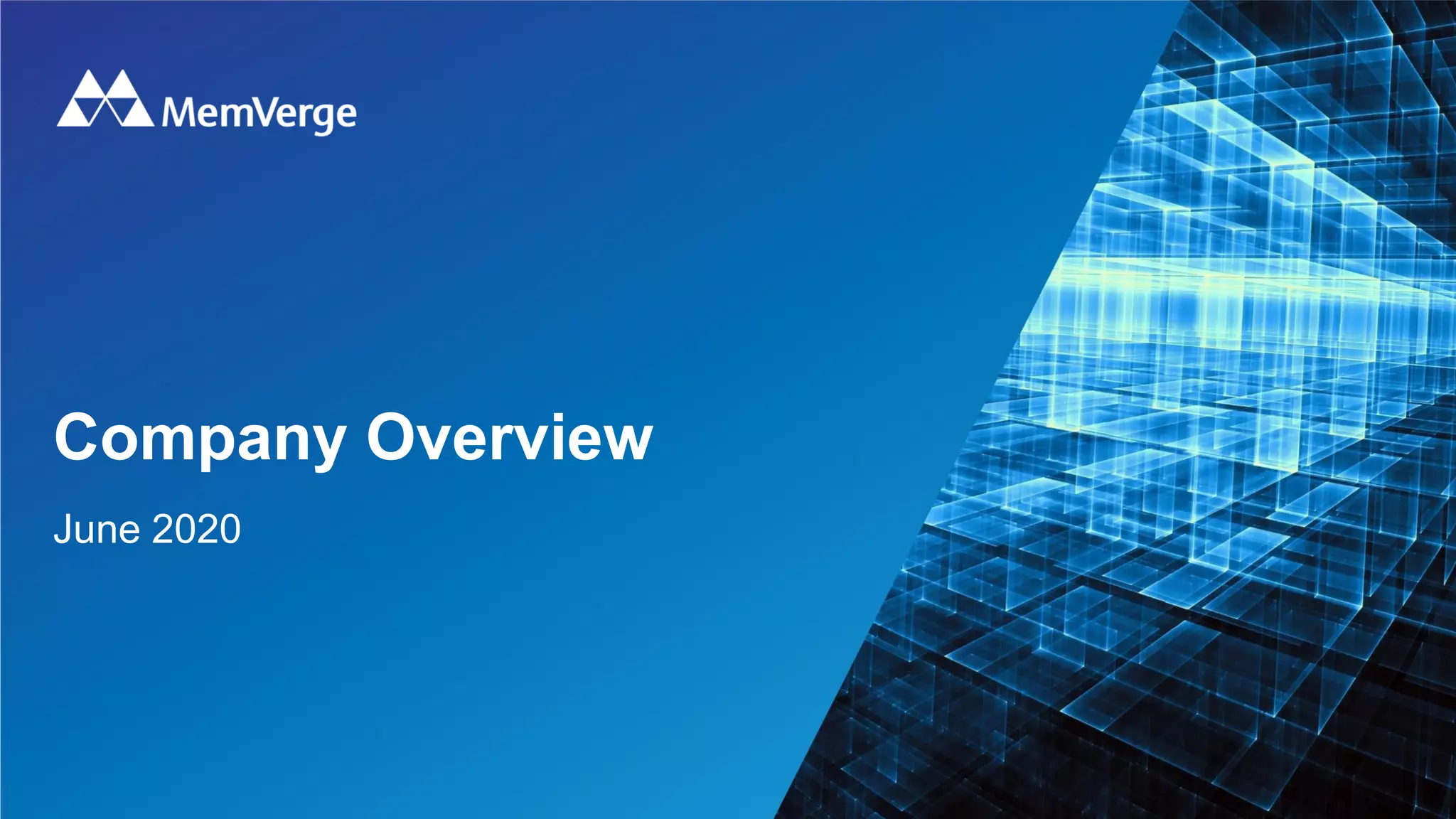 MemVerge Company Overview | PDF