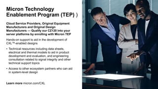 Micron CXL product and architecture update | PPTX