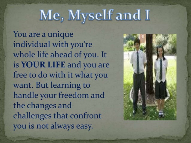 Me, myself and i | PPT