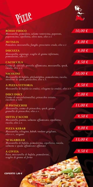 Menù Rosso Fuoco | PDF