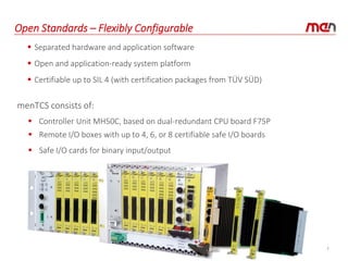 Modular Train Control System menTCS | PPTX