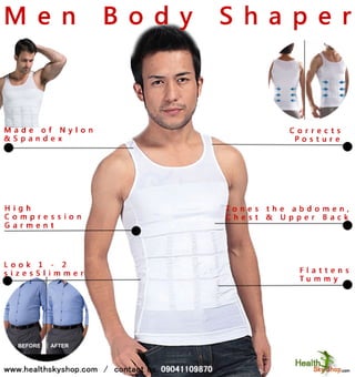 Men shapewear-men-body-shaper-vest | PDF