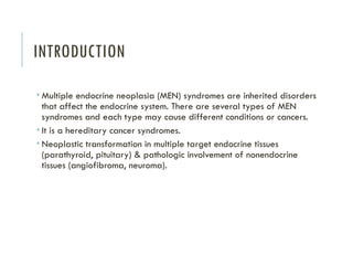 Men-Syndromes- Clinical features and management.pptx