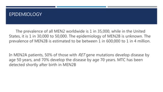 multiple endocrine neoplasia type 2 | PPTX | Thyroid Disorders ...