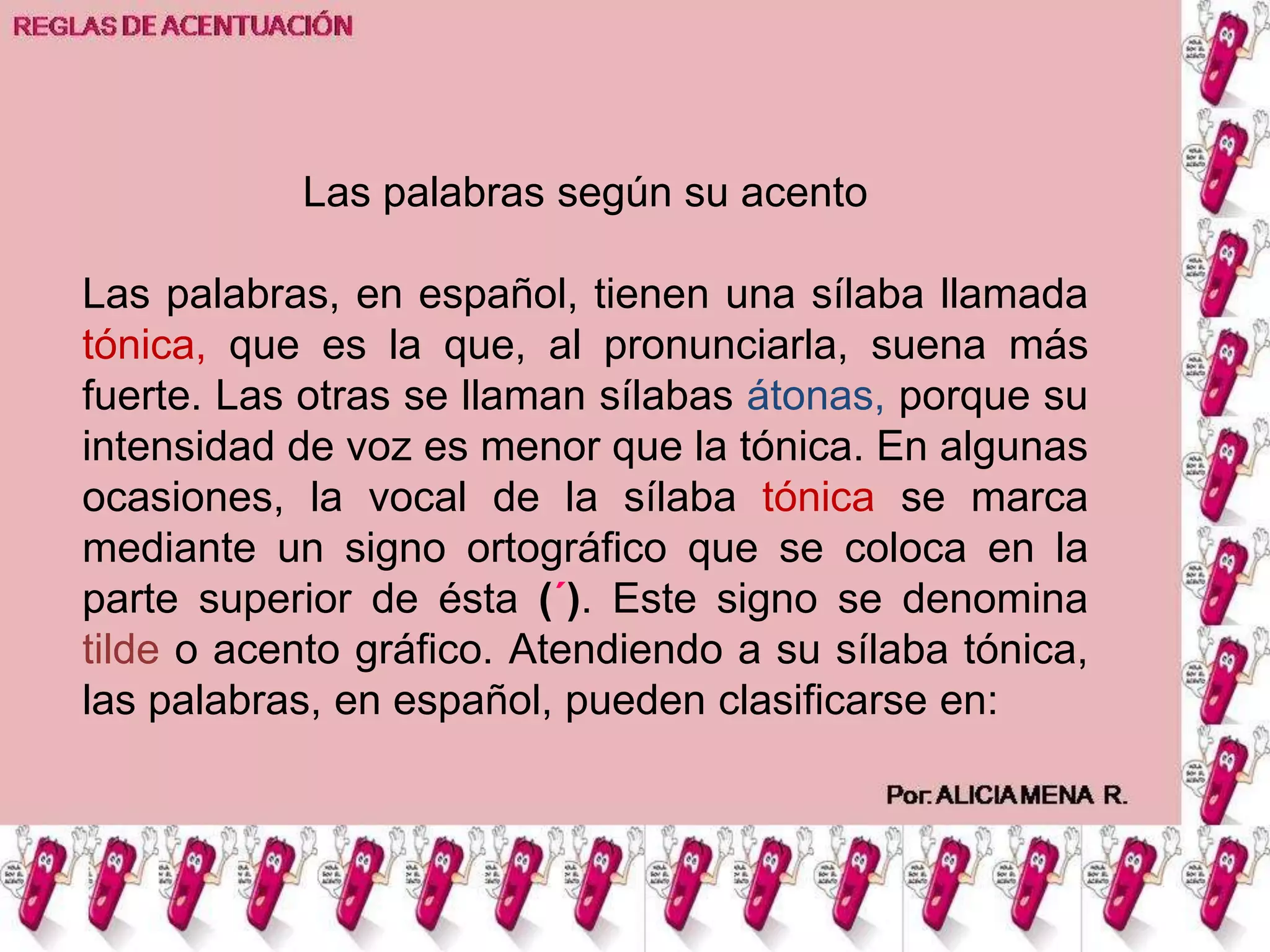 Reglas de Acentuación | PPT
