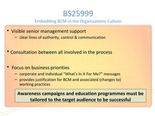 Business Continuity Management (BCM, BCP) Smaple (Animations don't work ...