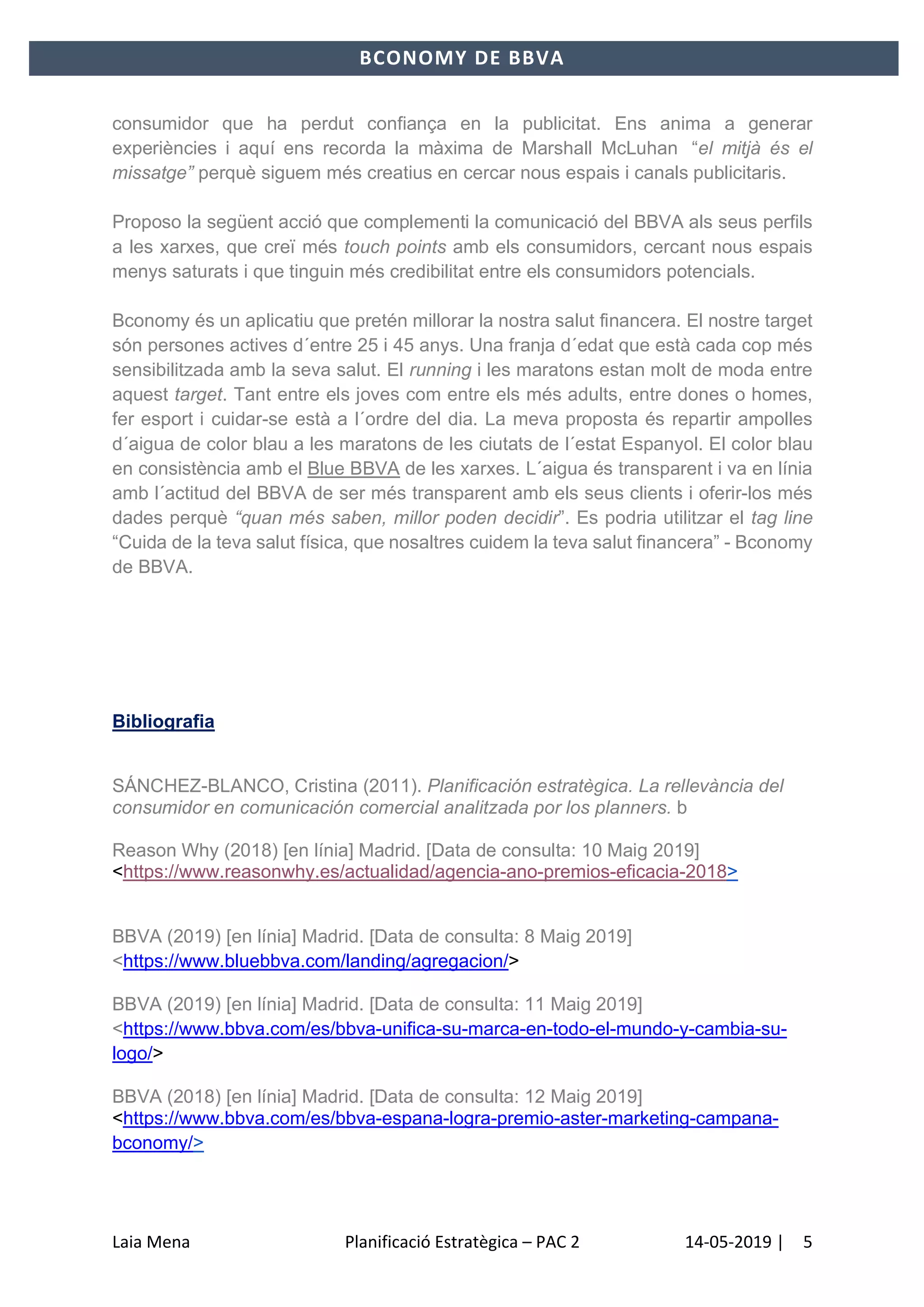 Bconomy de BBVA | PDF