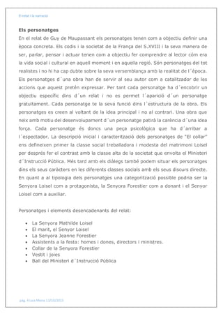 El relat i la narració | PDF