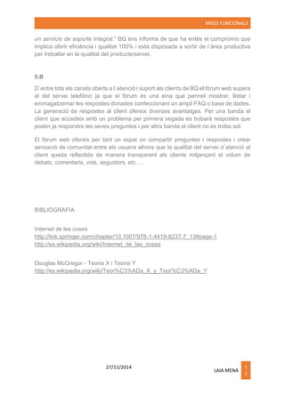 Àrees funcionals de l´empresa | PDF