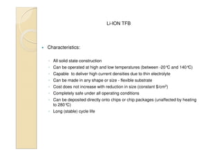 Menachem Nathan - Downscaling Li-Ion Battery Technology | PPT