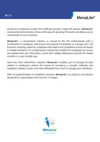 MenaITech Technical Profile | PDF