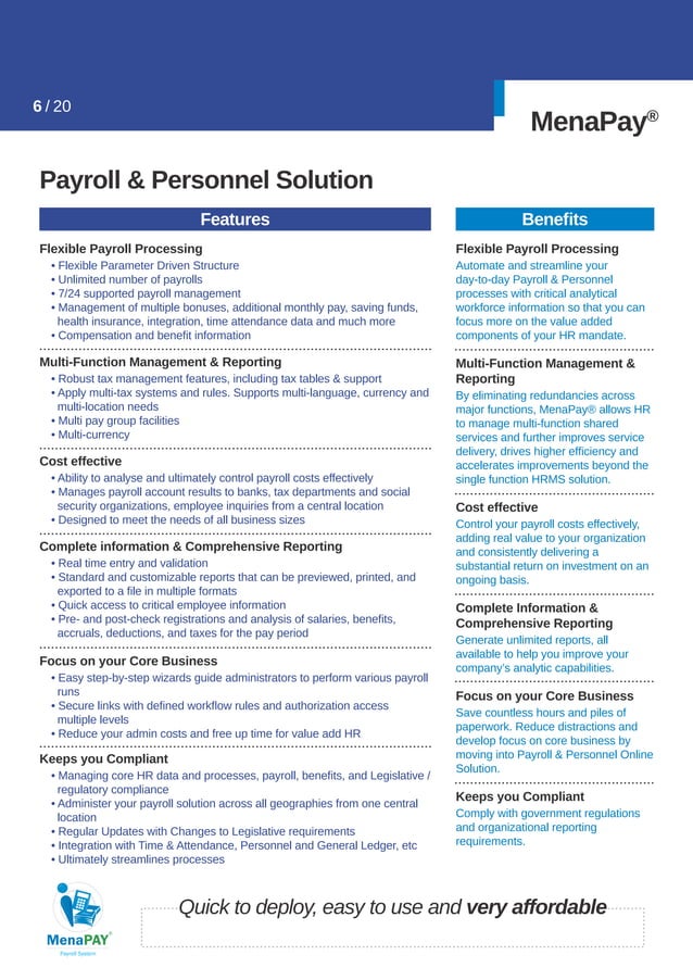 MenaITech Technical Profile | PDF