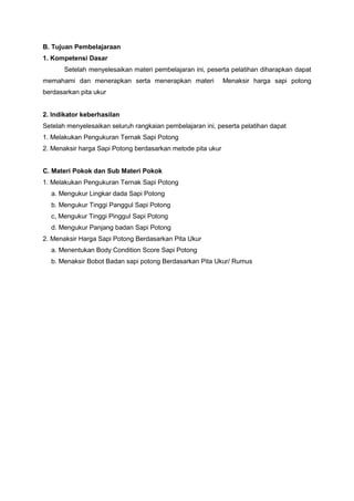 Menaksir bobot badan | PDF