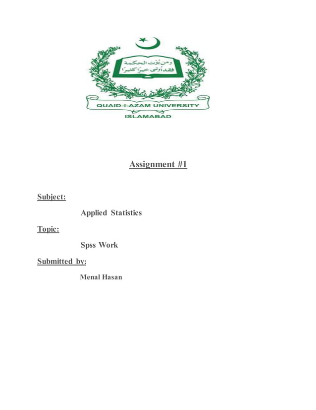 Assignment on APSS | PDF