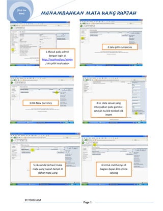 Menambahkan mata uang rupiah | PDF