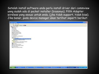Menampilkan SSID yang tersembunyi | PPT