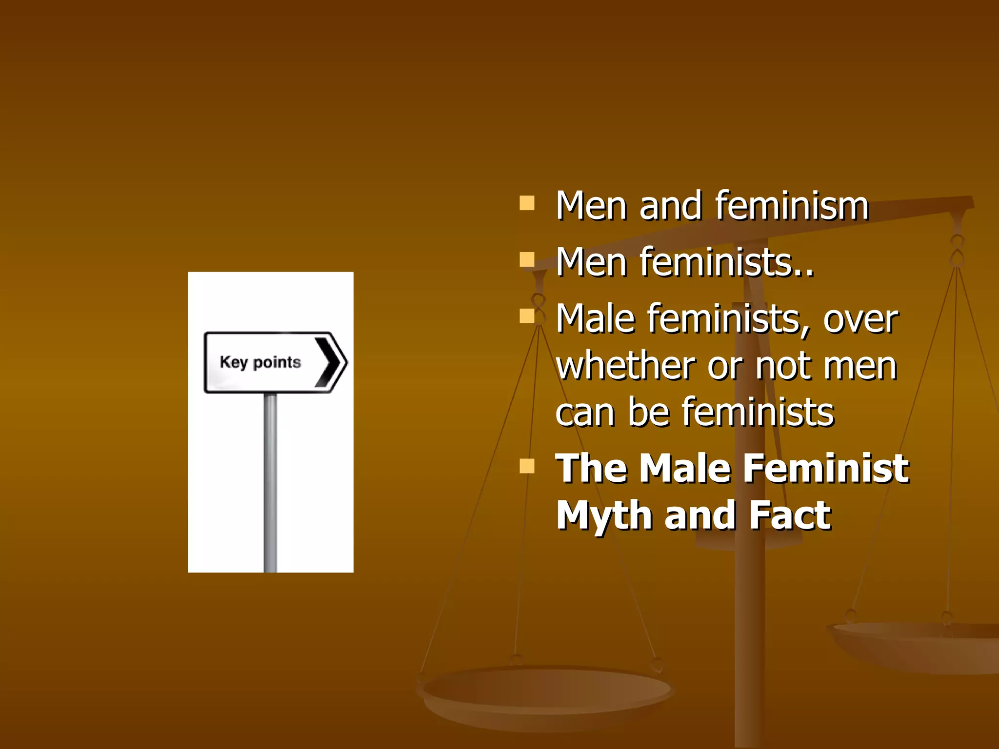 Men And Feminism | PPT