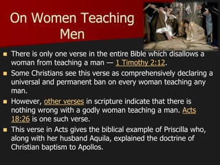 Men and women roles in the church | PPT