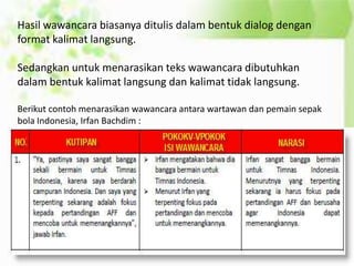 Menarasikan Teks Wawancara | PPTX