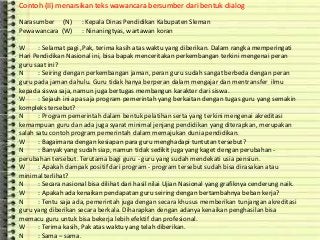 Menarasikan Teks Wawancara | PPTX