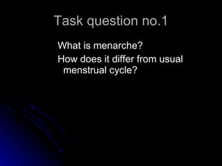 Menarche | PPT
